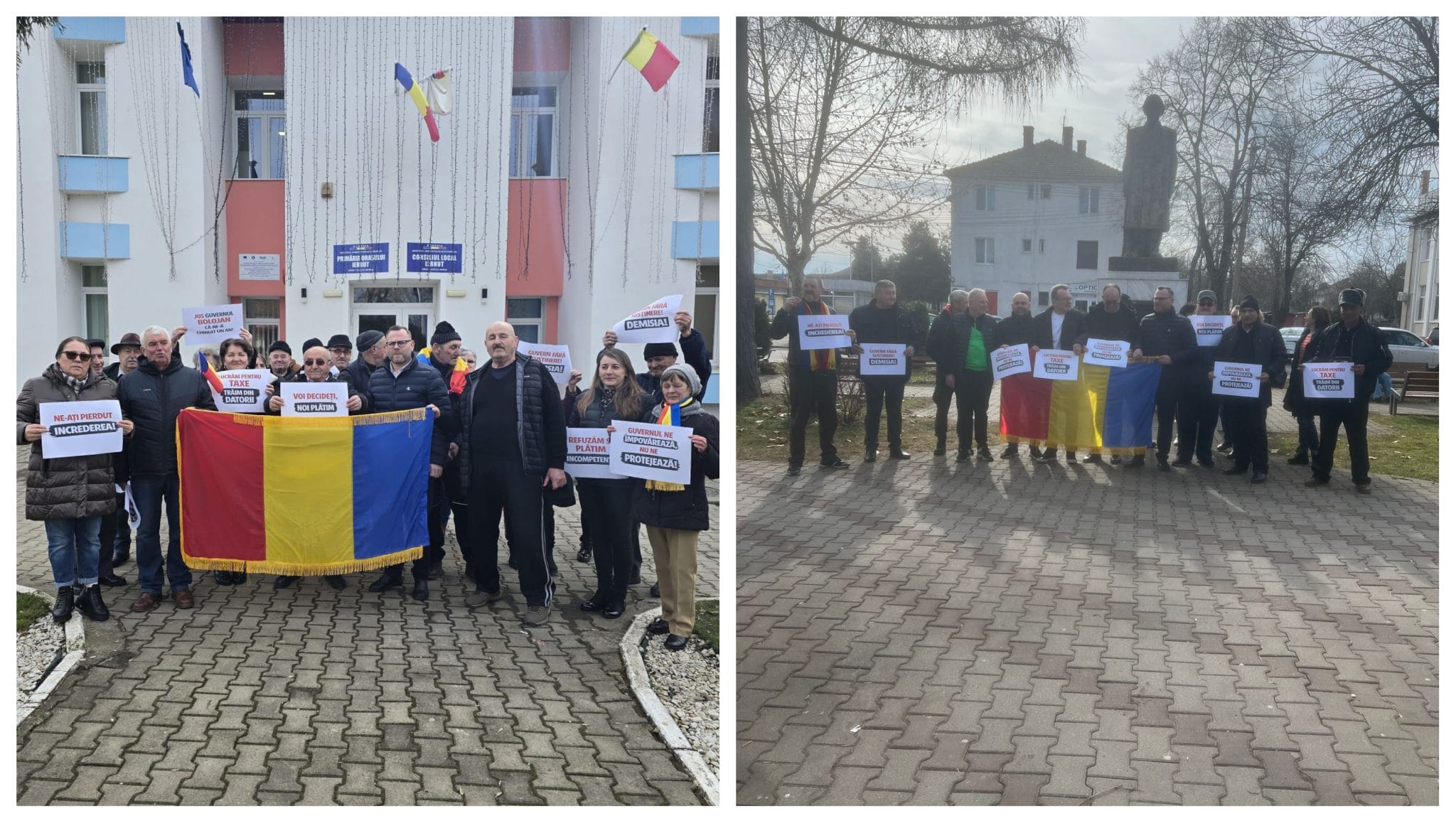 Proteste AUR la Iernut și Luduș - Stiri Mures